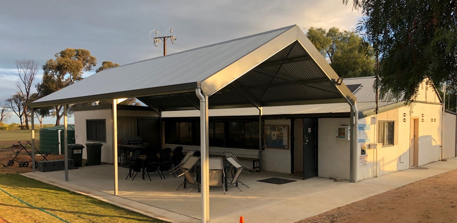 New Pergola Completed - Swan Reach Golf Club
